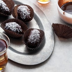 Chocolate Covered Coconut Stuffed Dates (Vegan, Paleo) | Gourmande in ...