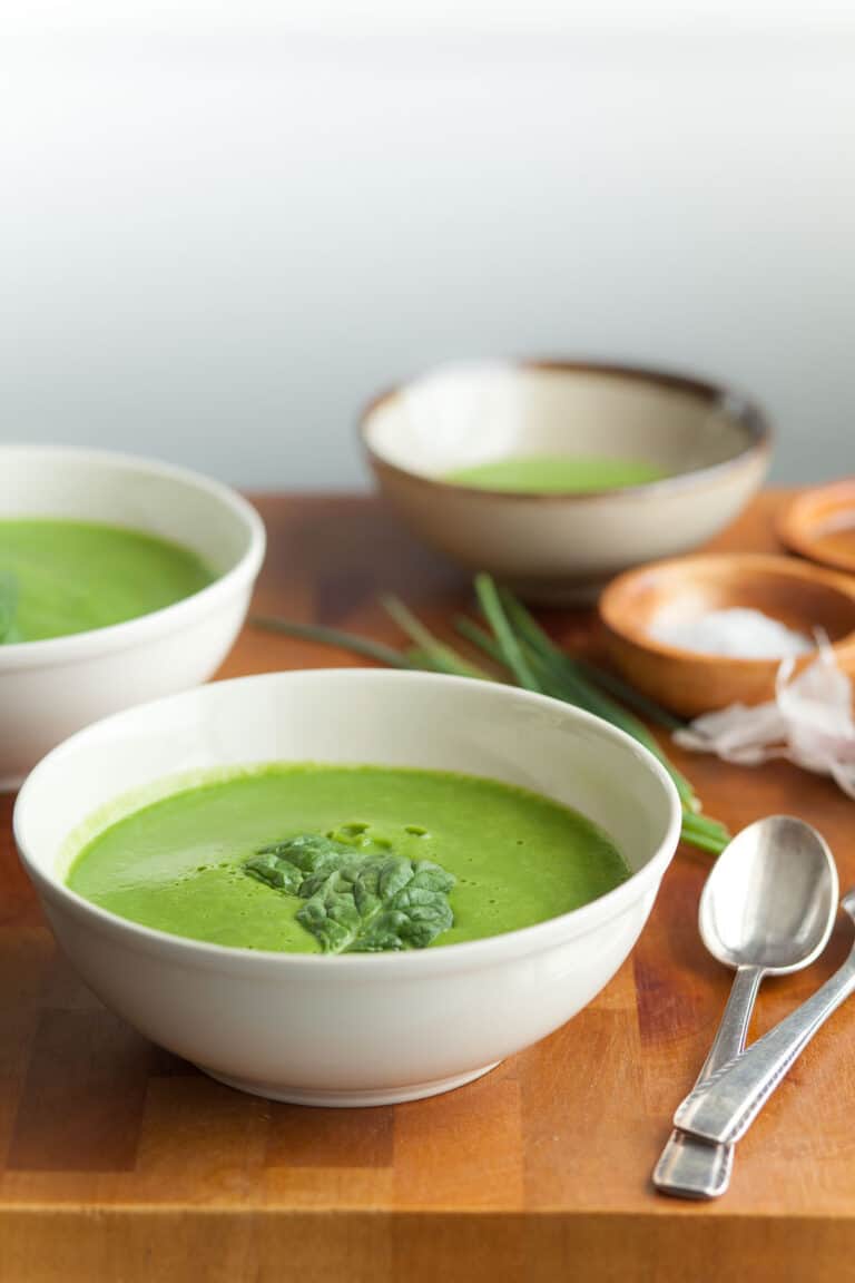 Spring Green Soup | Quick, Healthy & Vegan