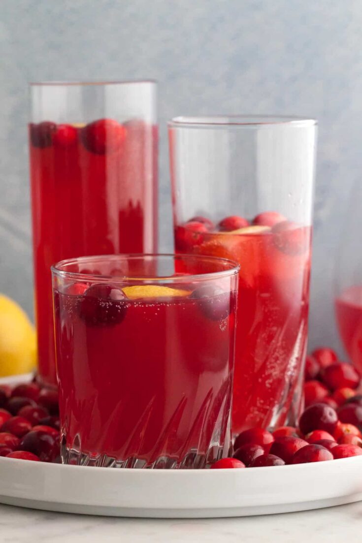 Easy Cranberry Mocktail | Naturally Sweetened